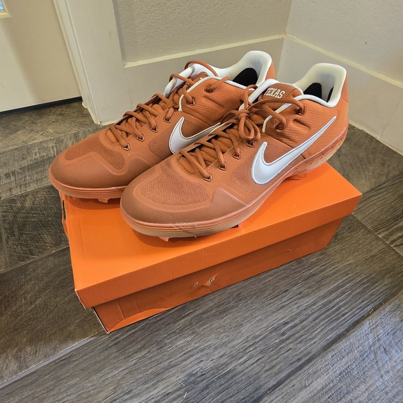 Nike | Shoes | Nike Mens Orange Baseball Cleats | Poshmark